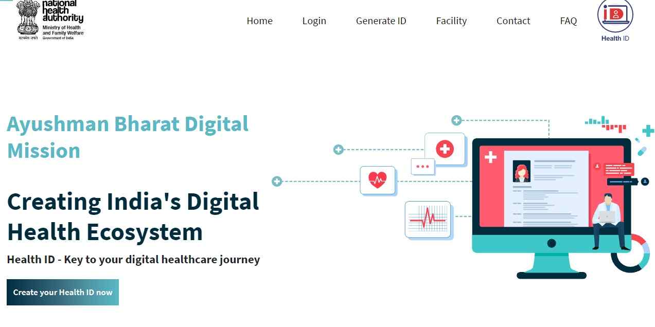 National Digital Health Mission Digital Health ID Registration 2024